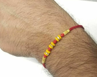 Red Hindu Bracelet - Etsy