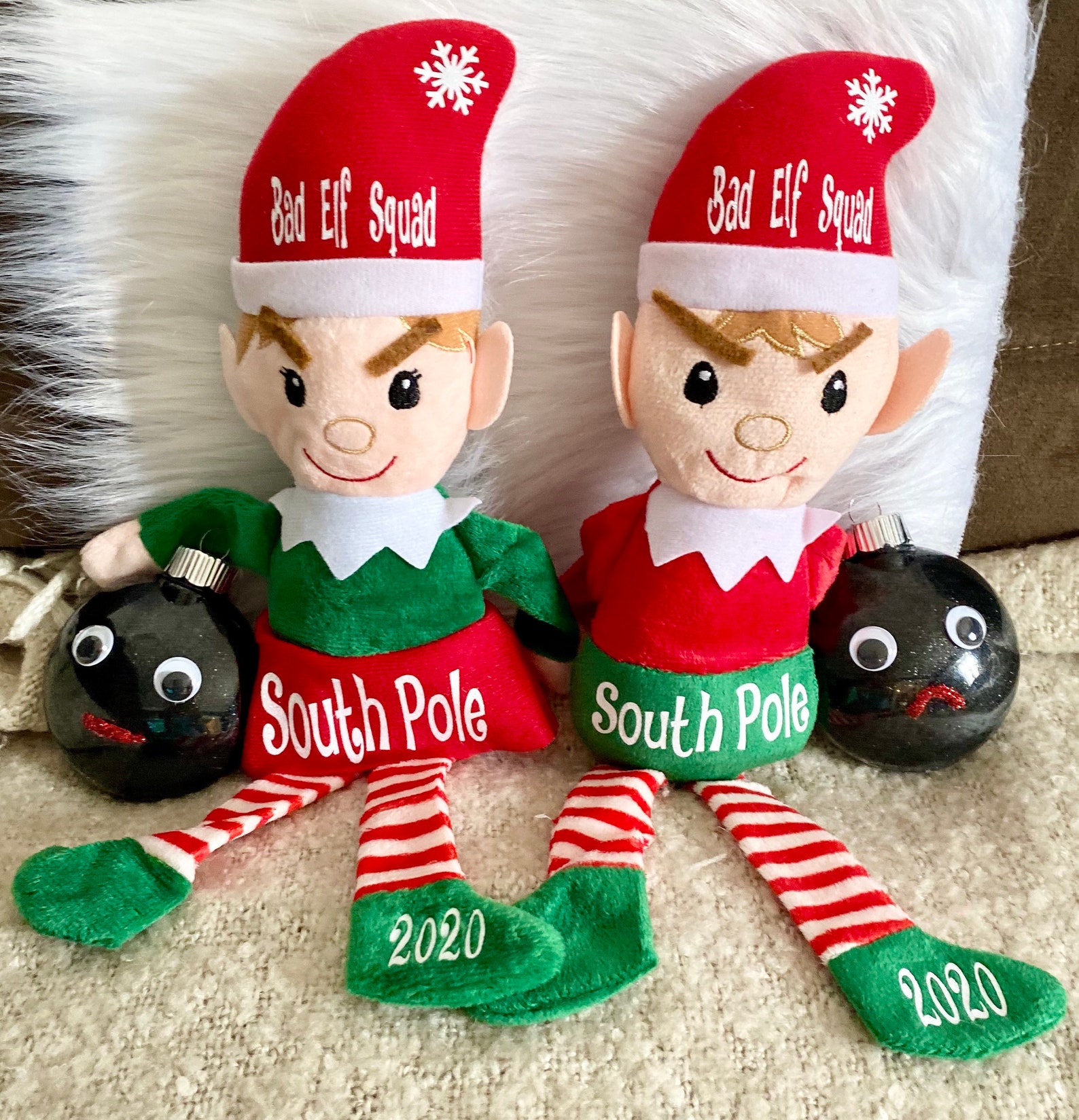 BAD ELF With COAL Personalized Christmas Elf Naughty List - Etsy