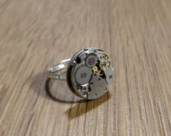Watch Movement Ring - Etsy