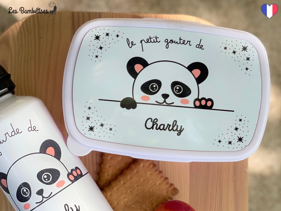 Personalizable Panda Snack Box Kindergarten Snack Box First Name Snack ...
