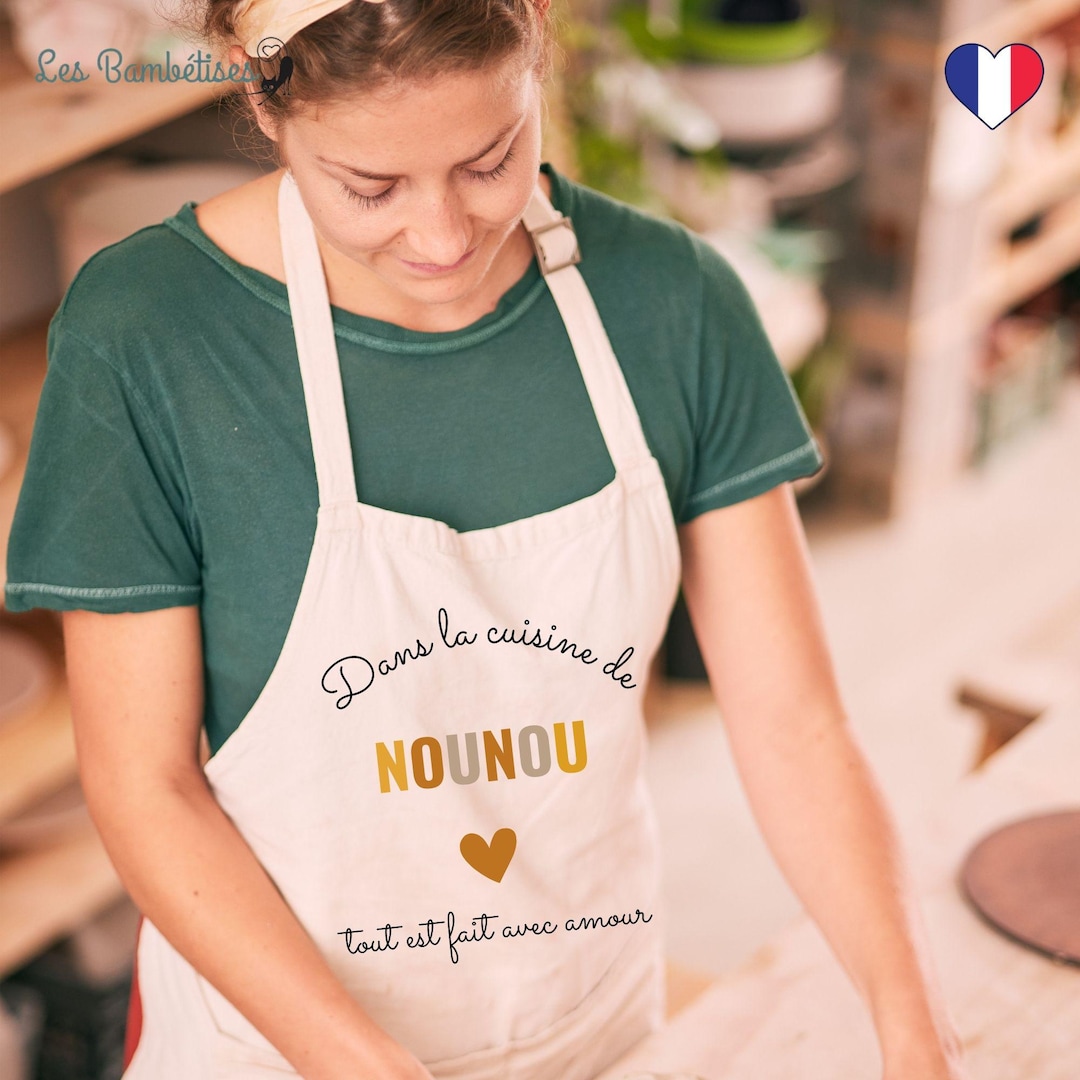 Personalized Nanny Terracotta Kitchen Apron End of Contract Nanny Gift ...