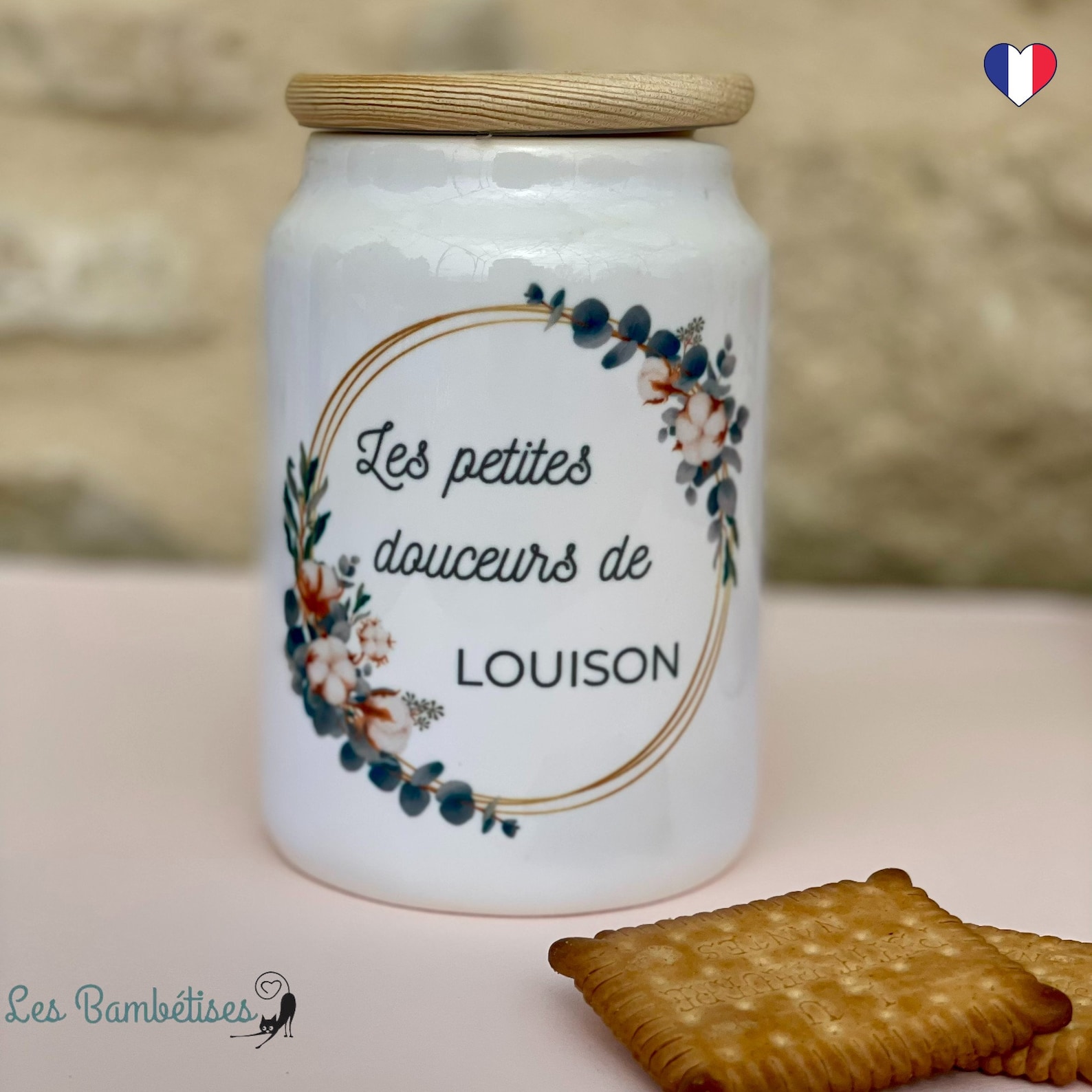 Customizable Cookie Jar Country Baptism/country Cookie Jar Gift for ...