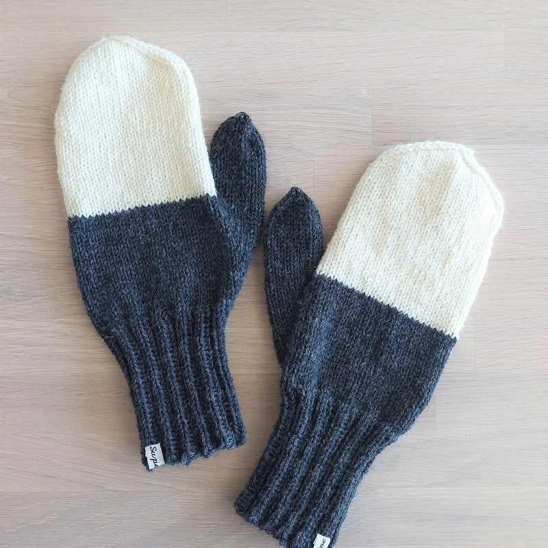 Wool Mittens - Etsy