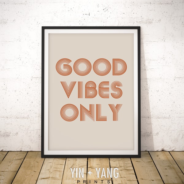 Good Vibes Poster - Etsy