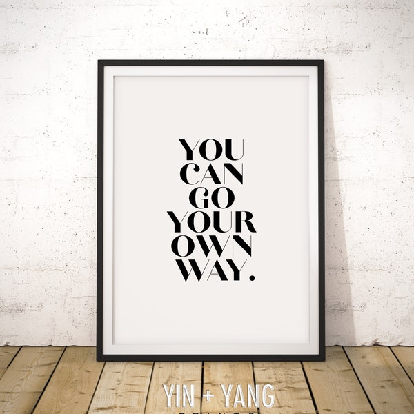 Go Your Own Way - Etsy