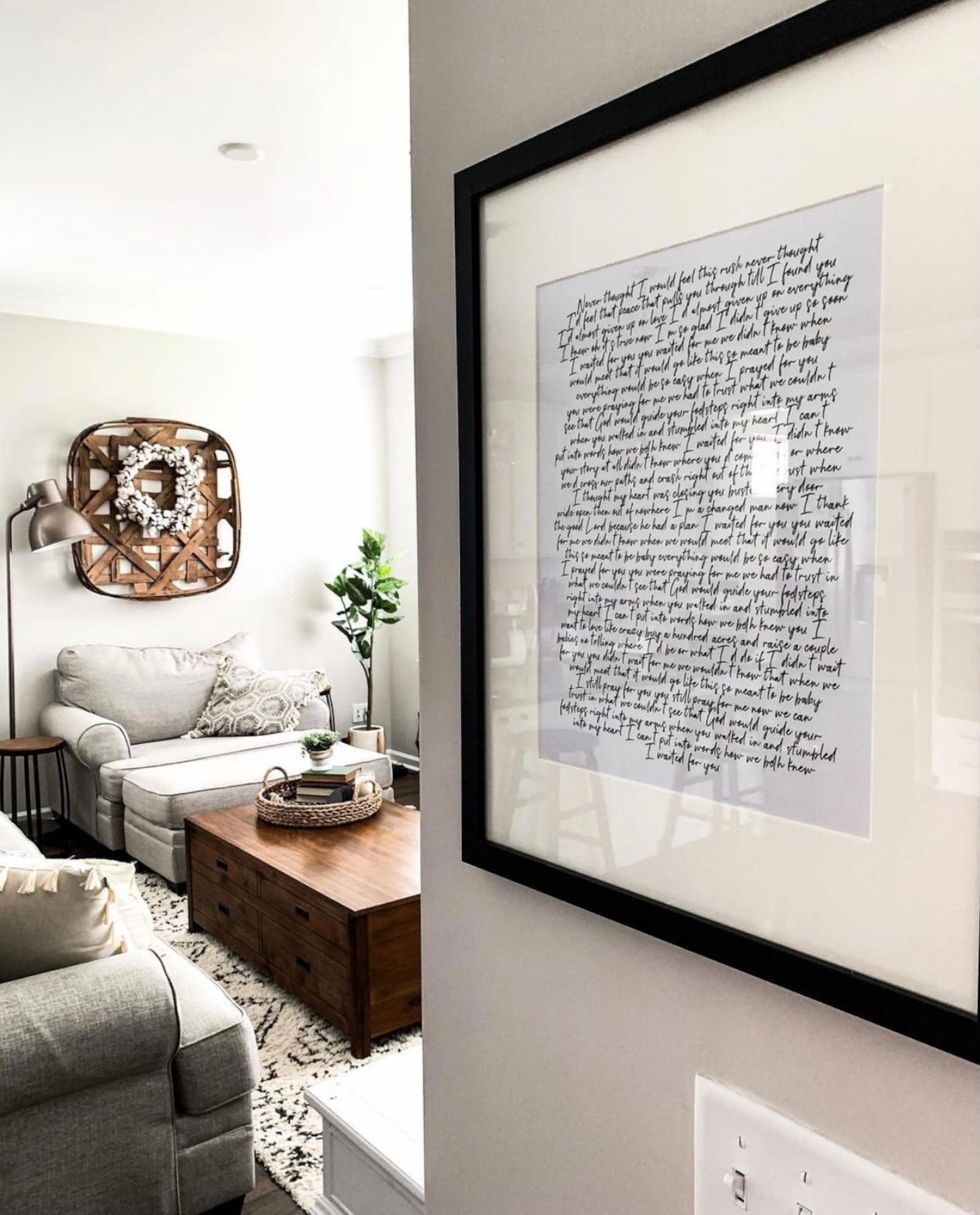 Custom Lyrics Print, Song Lyrics Wall Art, Song Lyrics Print ...