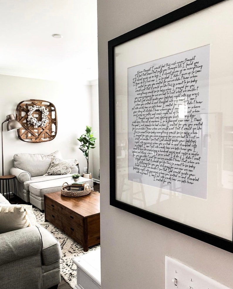Custom Lyrics Print Song Lyrics Wall Art Song Lyrics Print - Etsy Custom Lyrics Print Song Lyrics Wall Art Song Lyrics Print - Etsy