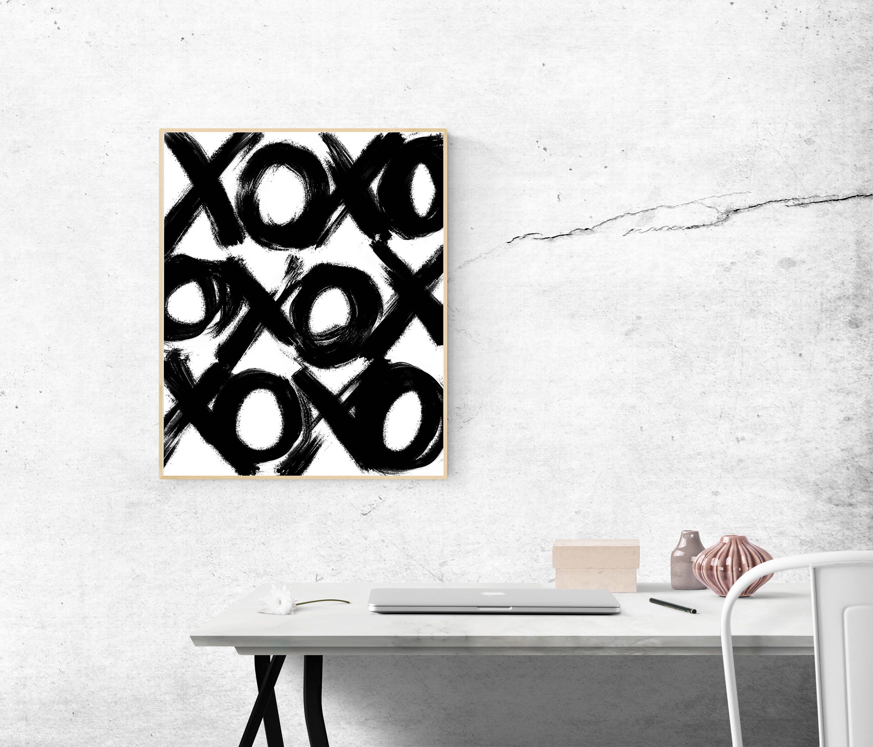 XOXO Love XOXO Print Abstract Art Printable Art Wall Art | Etsy
