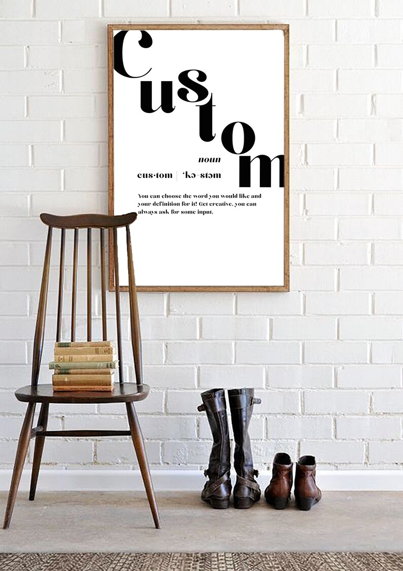 Custom Definition Print Personalized Dictionary Definition | Etsy