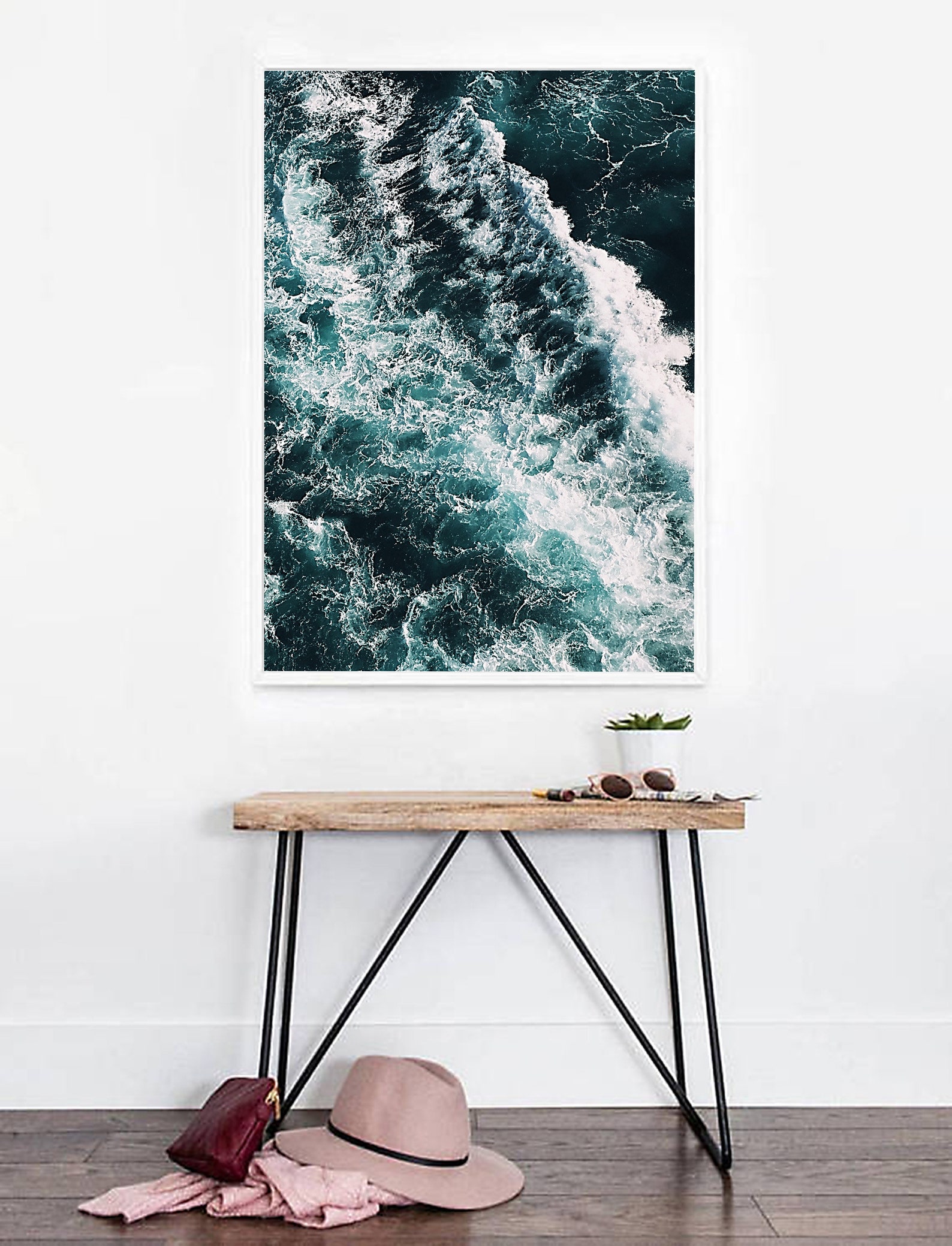 Ocean Print Wave Print Nature Print Sea Printable Art | Etsy