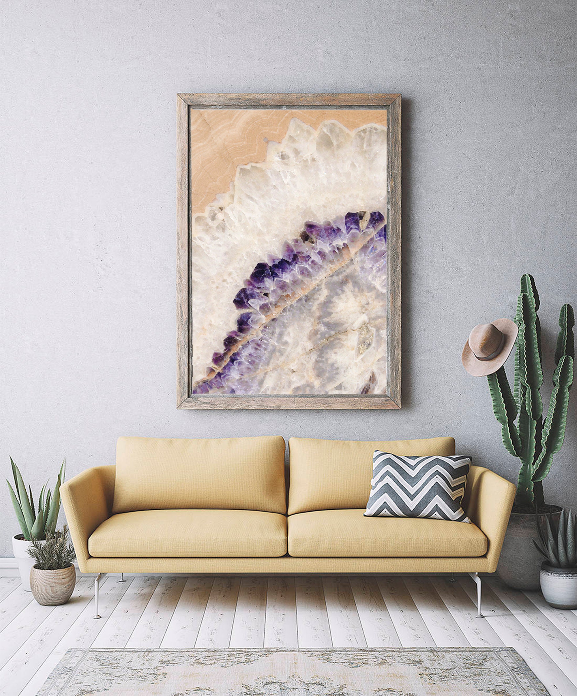 Agate Wall Art Geode Wall Art Agate Print Elegant Modern | Etsy