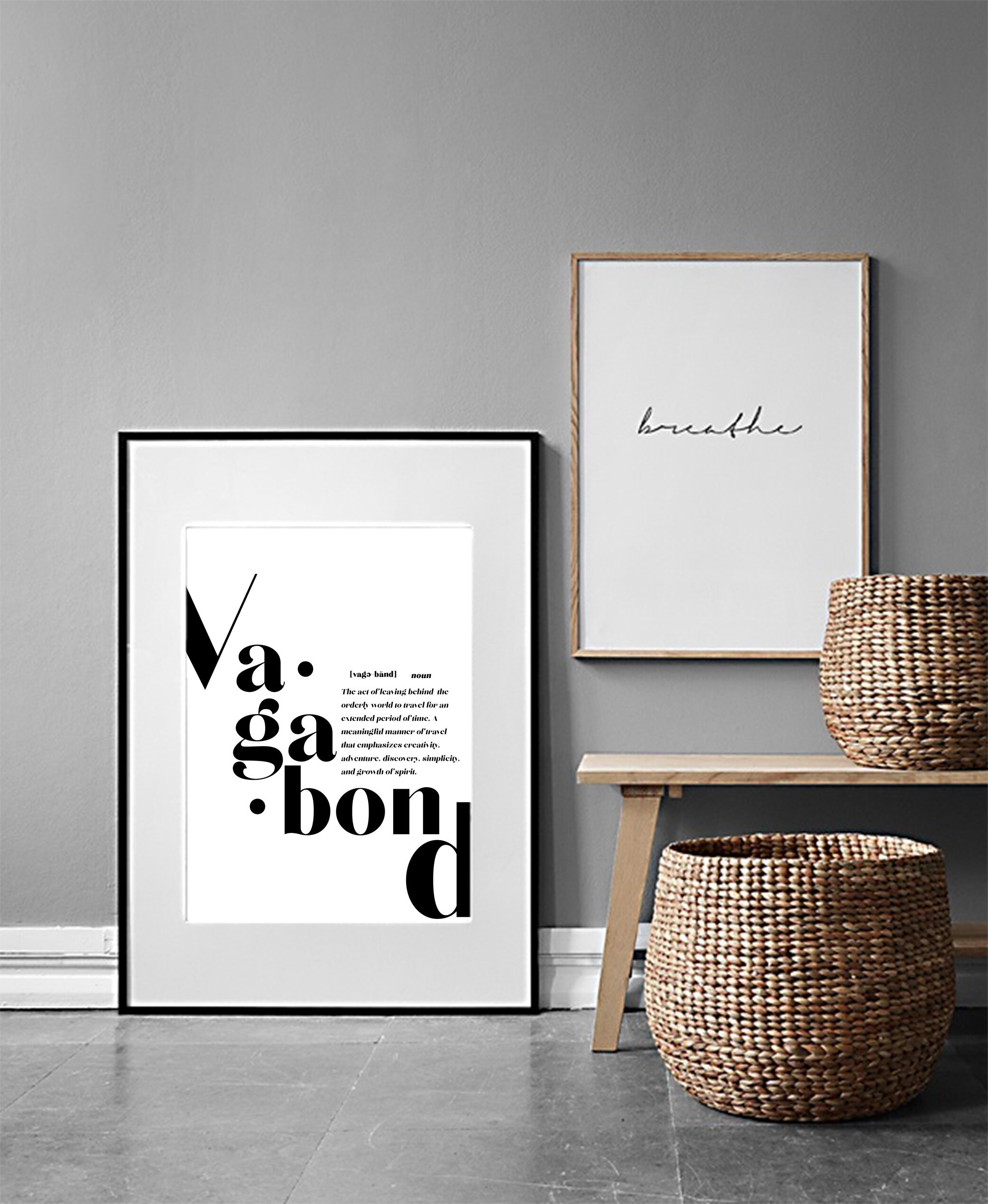 Vagabond Print Vagabond Definition Print Scandinavian Print - Etsy Canada