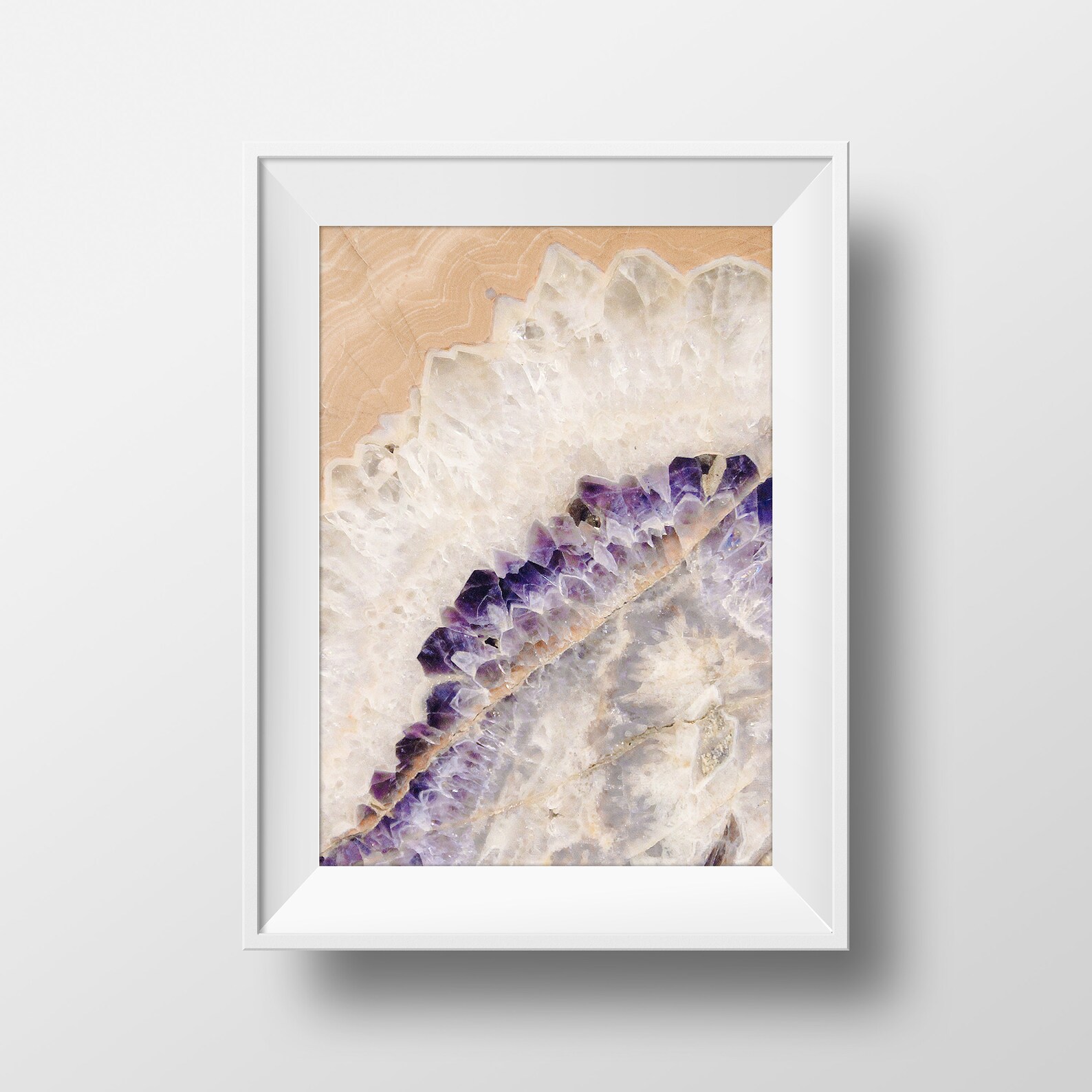 Agate Wall Art Geode Wall Art Agate Print Elegant Modern | Etsy