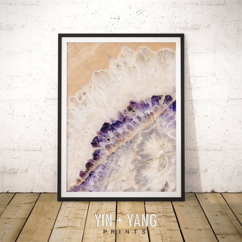 Agate Wall Art Geode Wall Art Agate Print Elegant Modern - Etsy