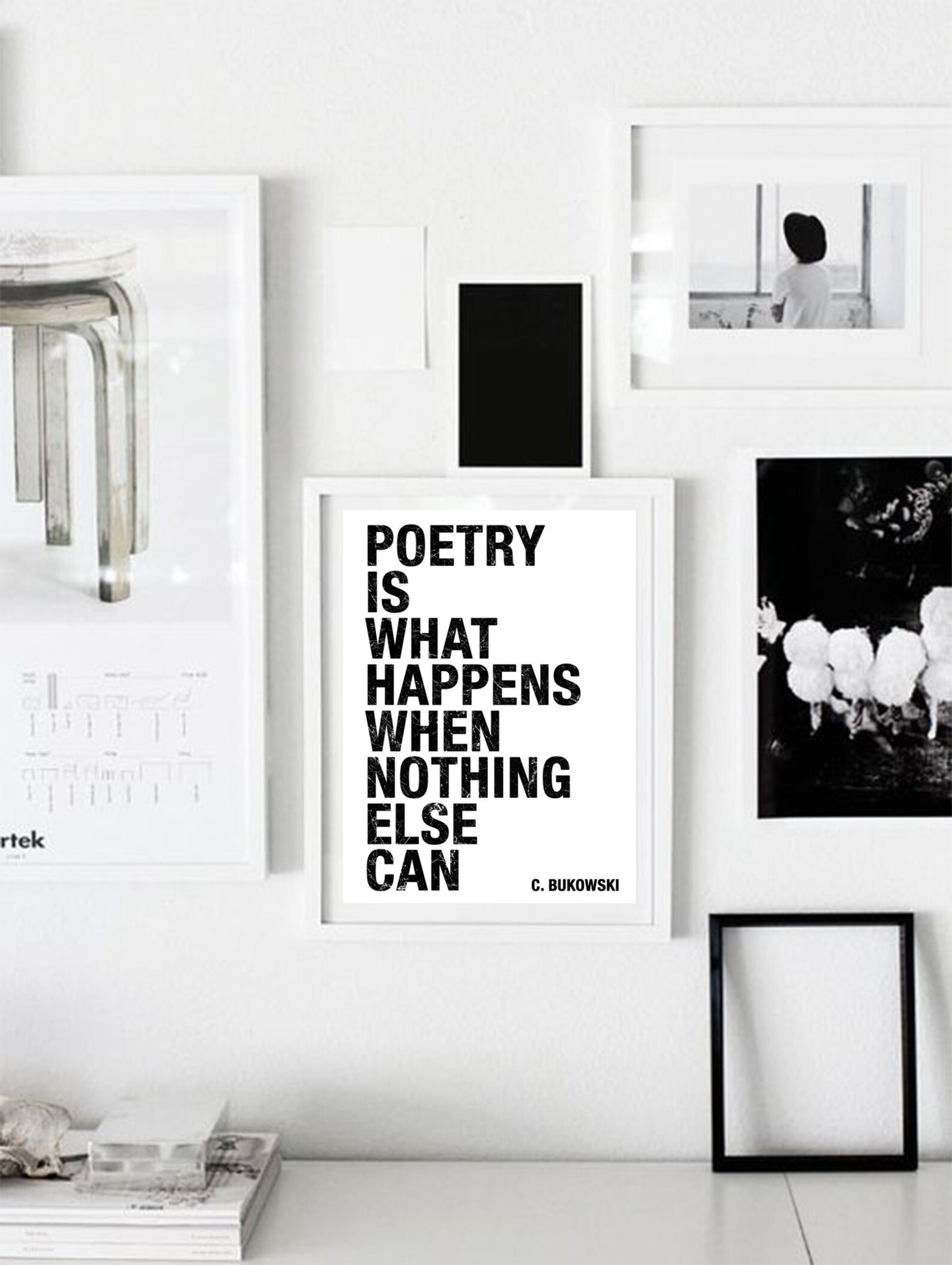 Charles Bukowski Quote Print Poetry Print Poetry Wall Art - Etsy