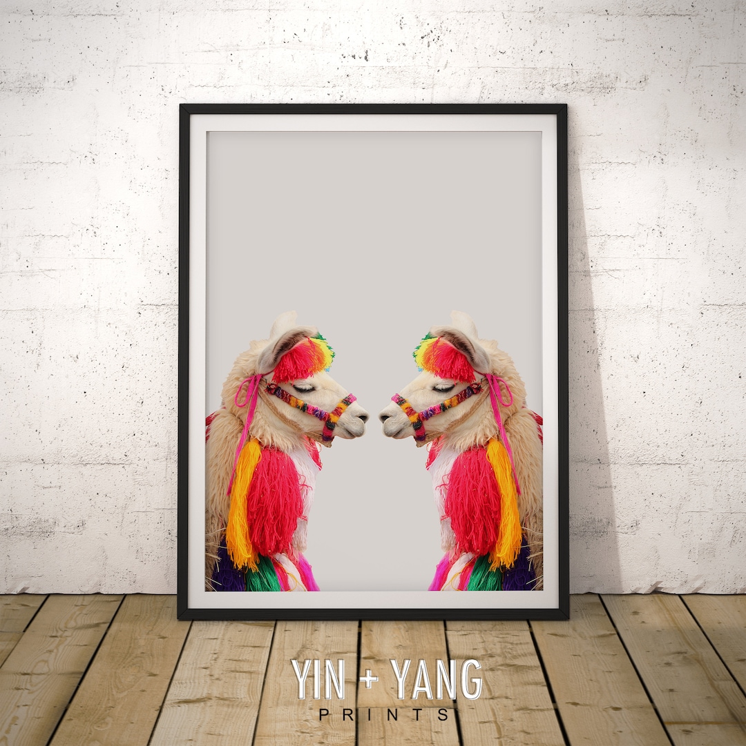 Llama Print, Alpaca Poster, Llama Art, Llama Poster, Nursery Art, Kids ...