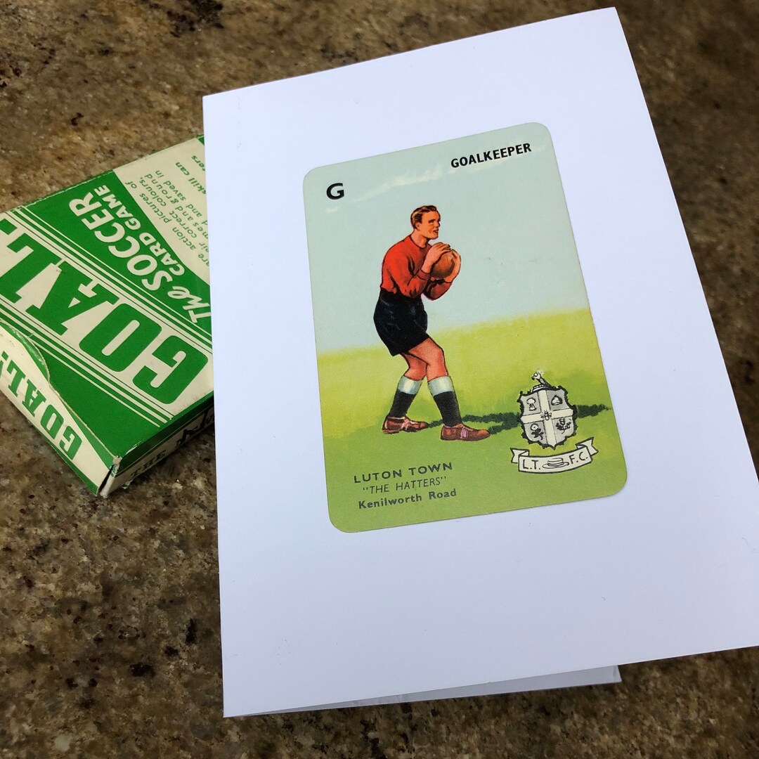 LUTON TOWN - Blank Greetings Card - 1970s Football Vintage Pepys ...