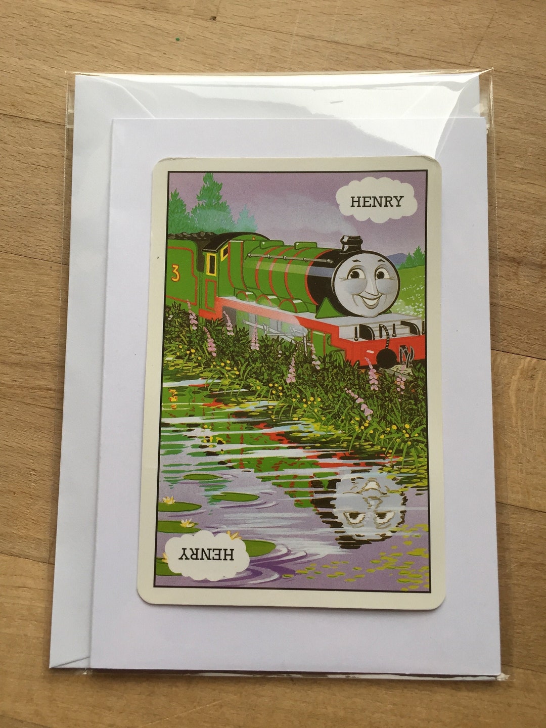 HENRY - Vintage Thomas the Tank Engine Playing Card Greetings Card ...