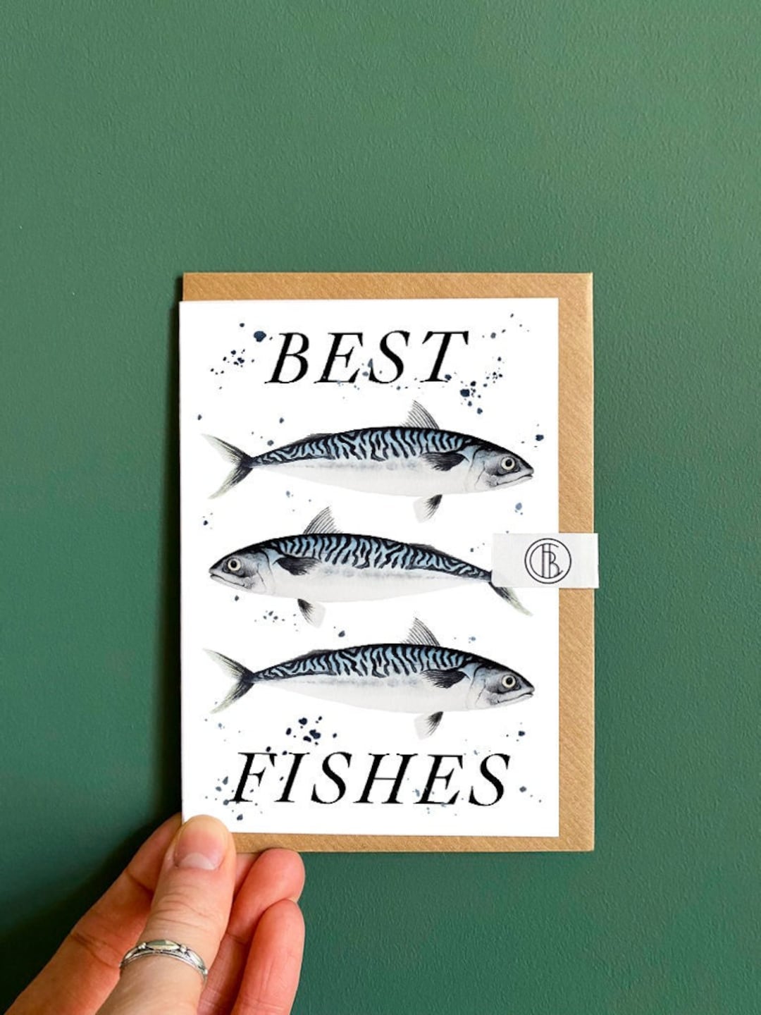 BEST FISHES Card Best Wishes Pun Best Wishes Cards Fish - Etsy