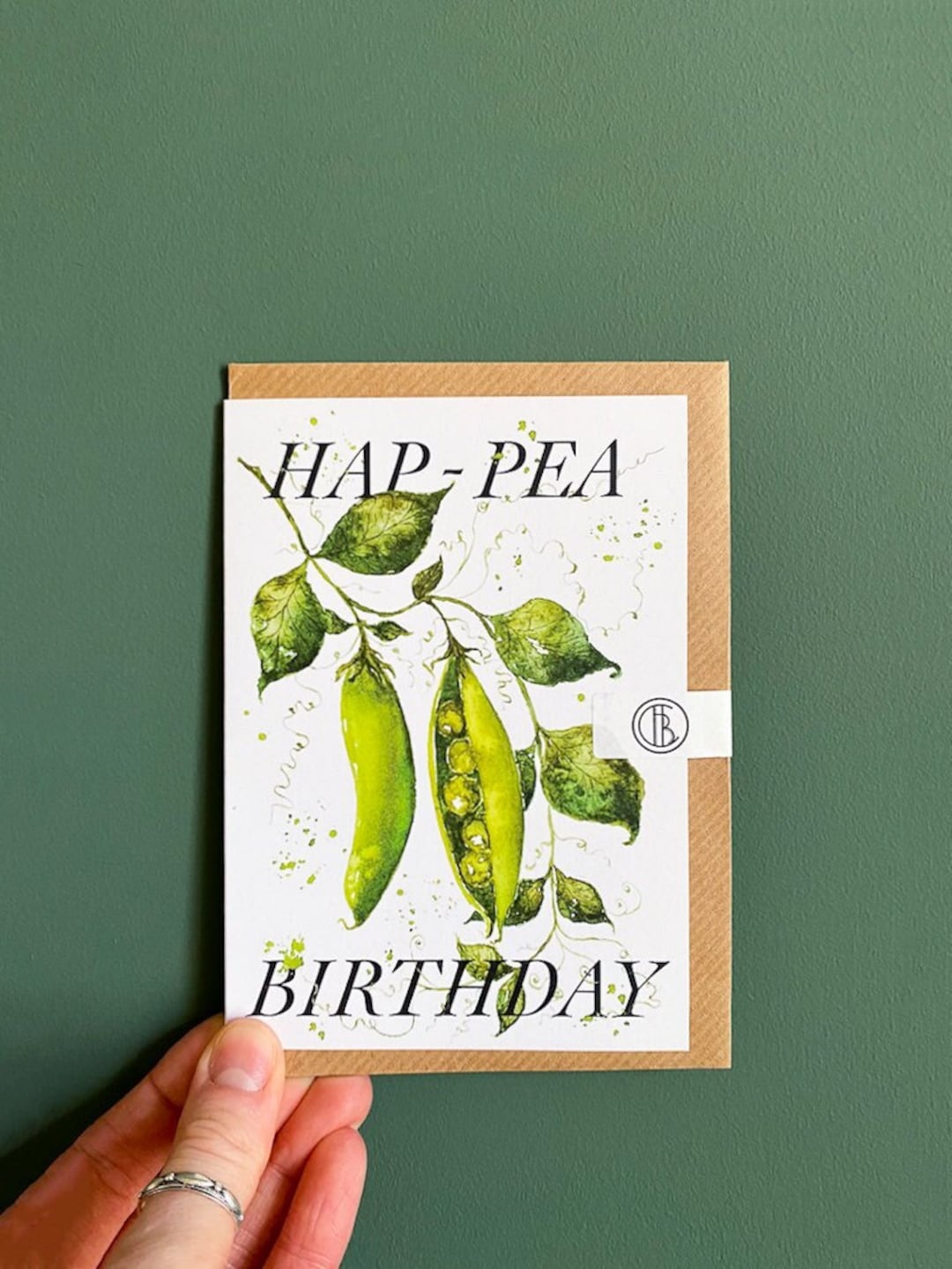 HAP-PEA BIRTHDAY Card Pun Cards Birthday Cards Peas in a - Etsy