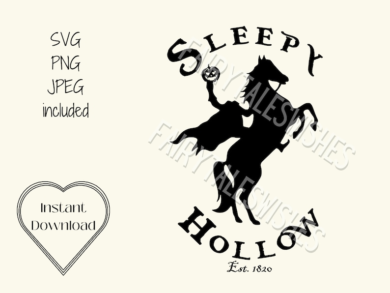 Headless Horseman SVG | Sleepy Hollow SVG | Instant Download - Etsy