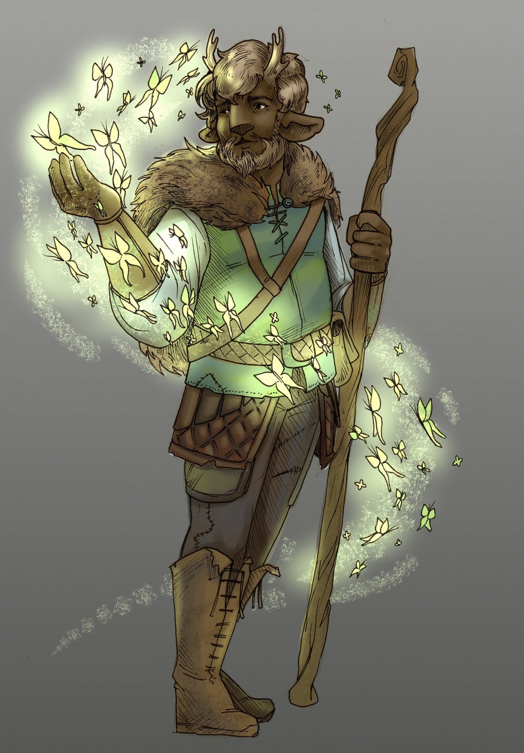 Detailed Custom RPG, Dungeons and Dragons, OC, Character Art - Etsy