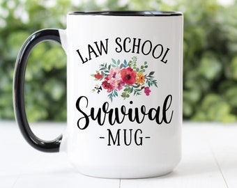 Graduation Mug Law School - Etsy