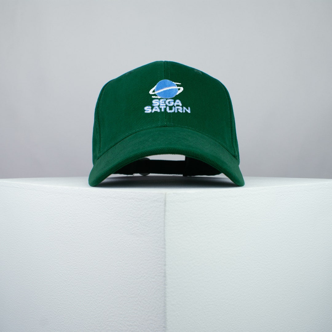 Sega Saturn Embroidered Baseball Cap Gamer / Gaming / Retro Video Games ...