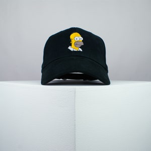 Homer Simpson Embroidered Baseball Cap / the Simpsons / Bart / Marge ...