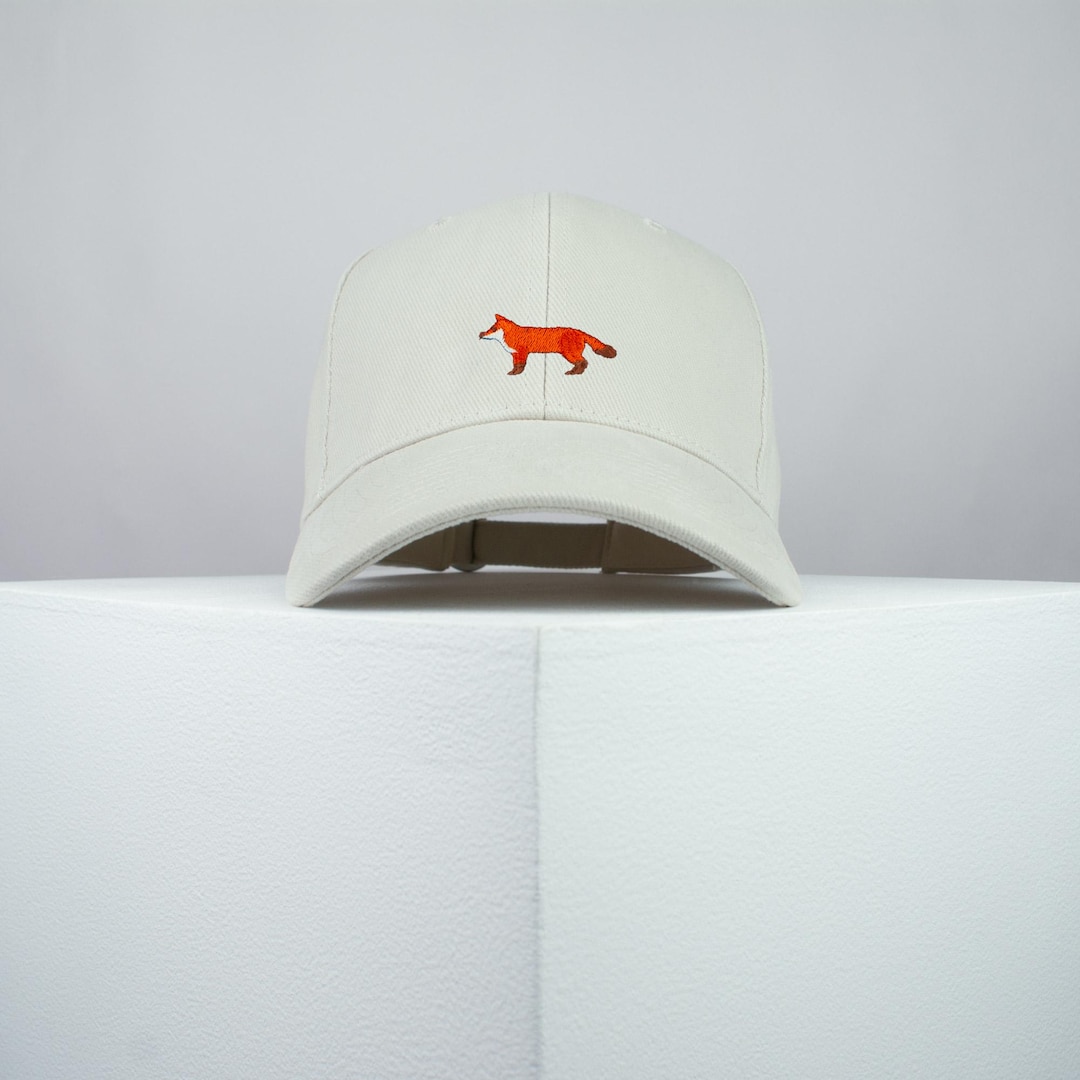 Fox Embroidered Baseball Cap Premium Hat Fox Lover Animal Dog Pet ...