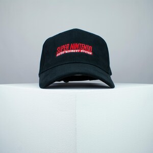 Super Nintendo Embroidered Baseball Cap Gamer / Gaming SNES Retro Video ...