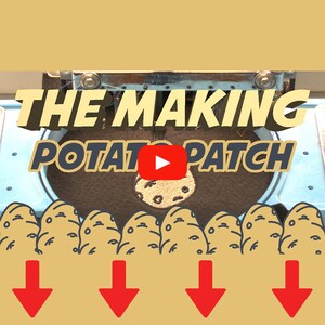 Potato Iron on Patch / Vegan / Patches / Food / Embroidery / Patch ...