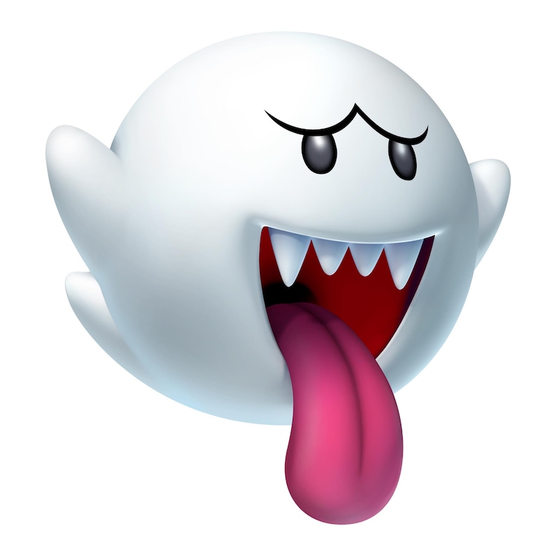 Super Mario Boo Embroidered Baseball Cap 8 Hat Colours Mario - Etsy