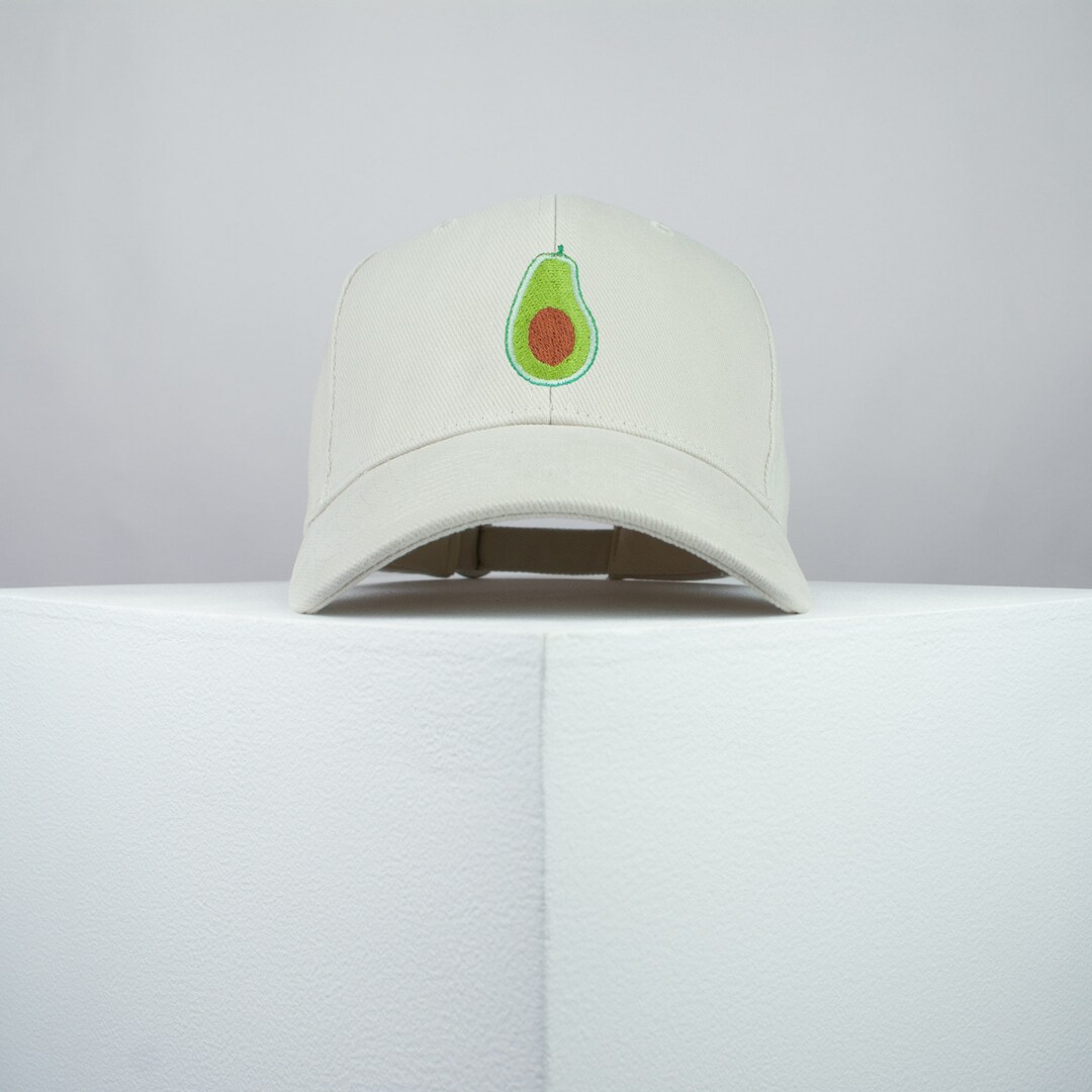 Avocado Embroidered Baseball Cap / Food / Vegan / Green / Clothing ...