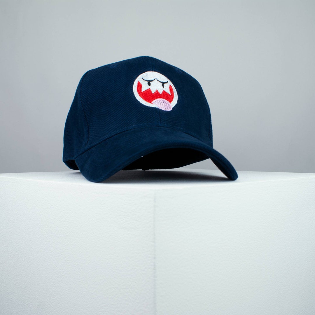 Super Mario Boo Embroidered Baseball Cap 8 Hat Colours Mario - Etsy