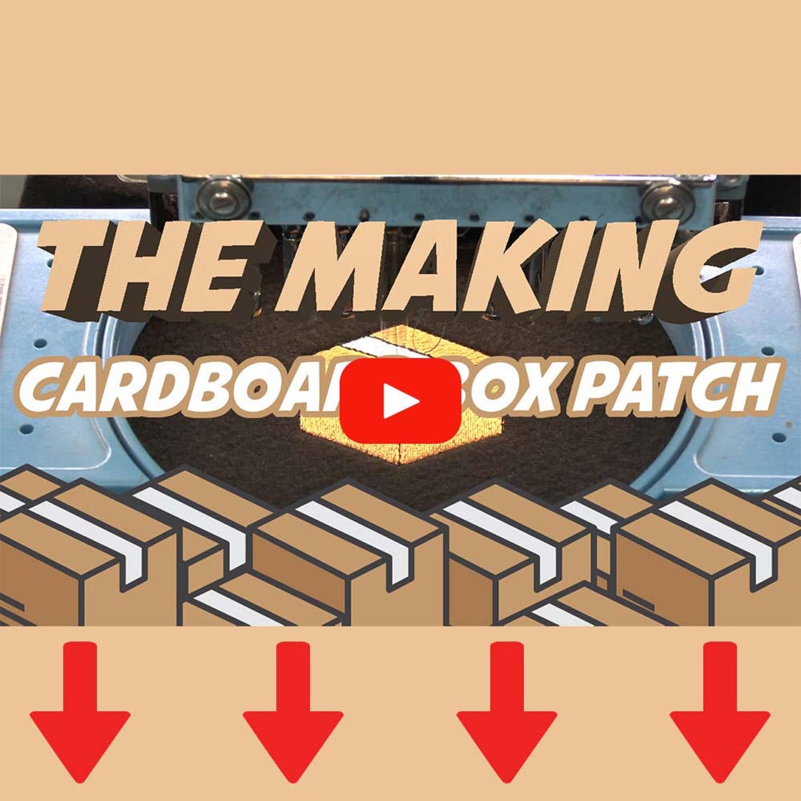 Cardboard Box Iron on Patch / Box / Patches / Card Box / - Etsy
