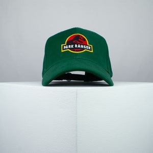 Jurassic Park Park Ranger Embroidered Baseball Cap Jurassic World ...
