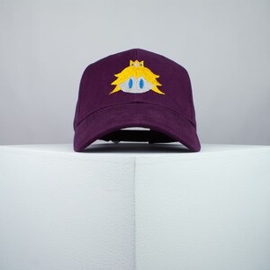 Super Mario Princess Peach Embroidered Baseball Cap Mario Nintendo ...