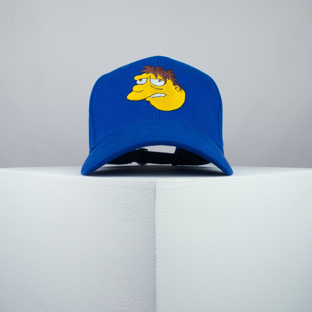 Barney Gumble Embroidered Baseball Cap / the Simpsons / Bart / Marge ...