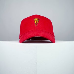 Pizza Slice Embroidered Baseball Cap 8 Hat Colours / Pizza / - Etsy