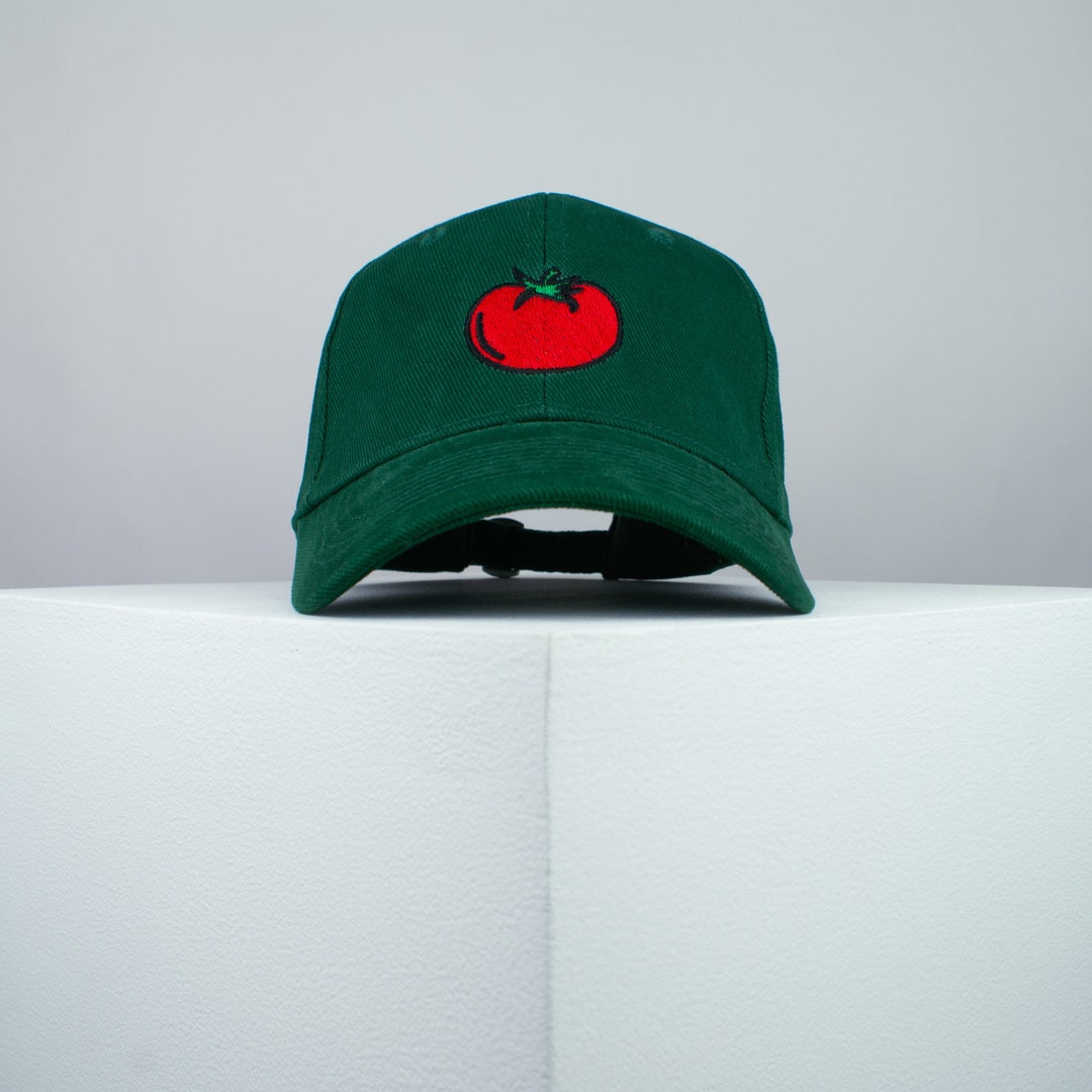 Tomato Embroidered Baseball Cap Vegan / Gift / Food / Embroidery ...