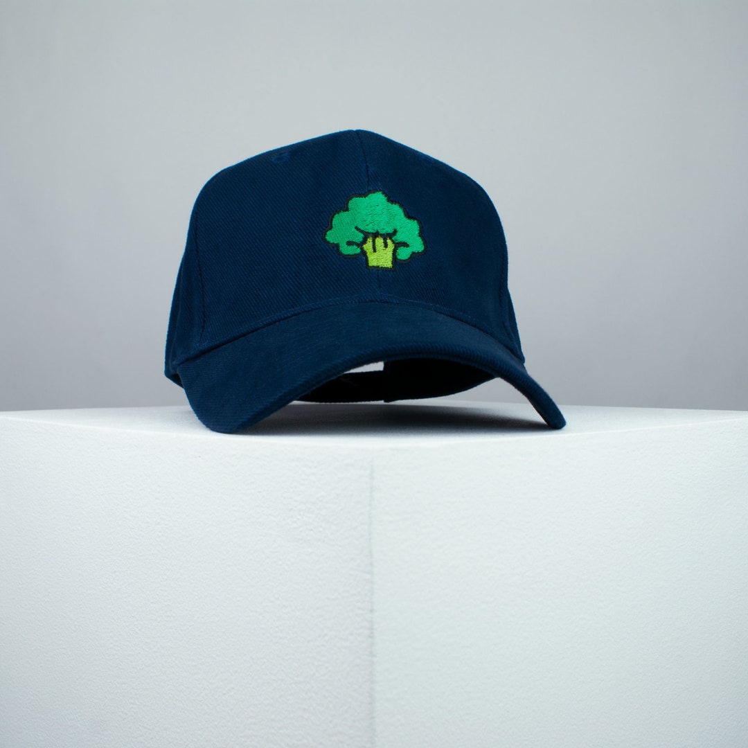 Broccoli Embroidered Baseball Cap 8 Hat Colours / Vegan / Gift / Vegan ...