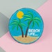 Beach Life Iron on Patch / Beach / Patches / Ocean / Embroidery / Patch ...