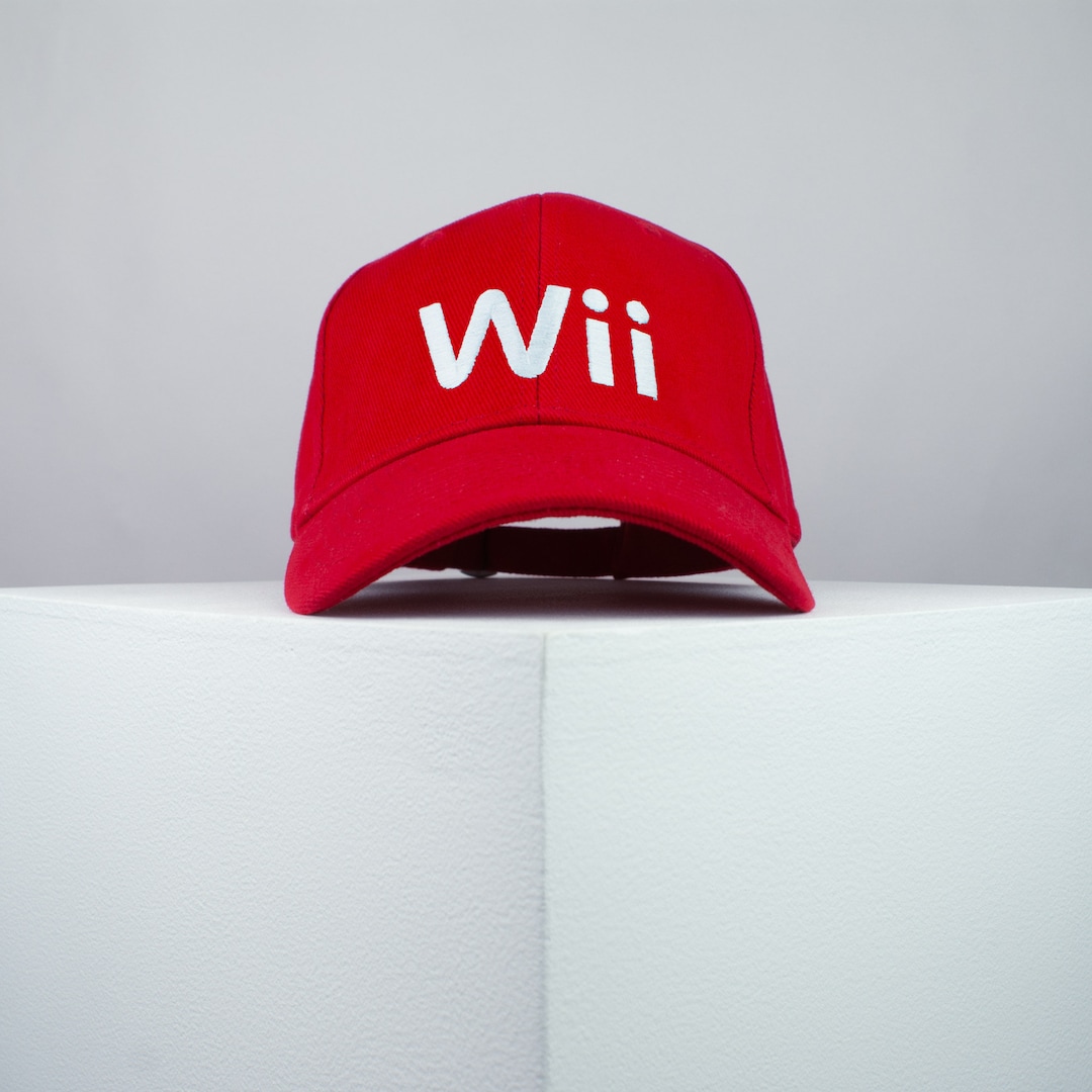 Nintendo Wii Embroidered Baseball Cap / Gamer / Gaming / Retro Video ...