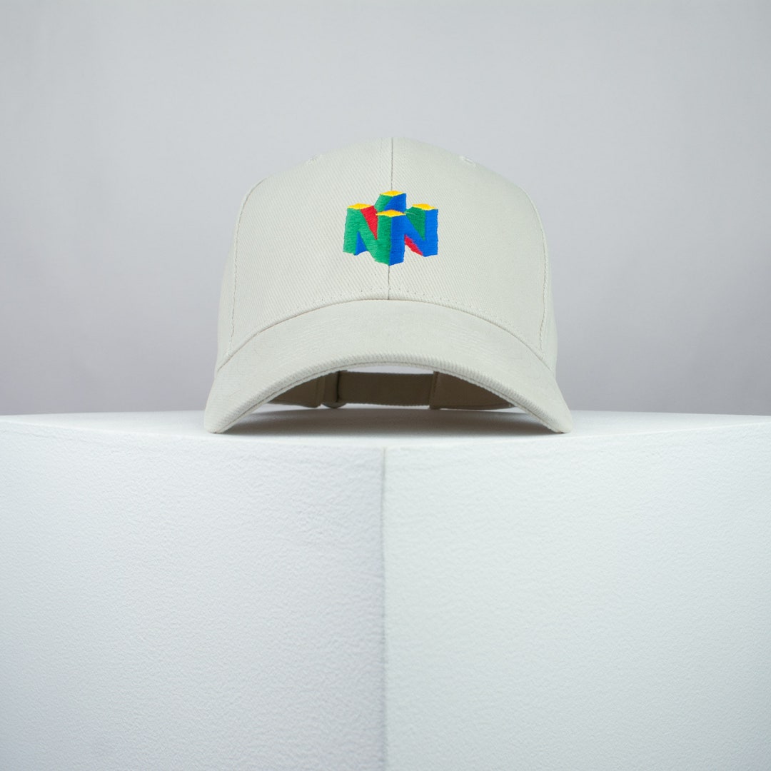 Nintendo 64 Embroidered Baseball Cap / Gamer / Gaming / Retro Video ...