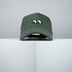 Googly Eyes Embroidered Baseball Cap Premium Hat Looking Funny Cute ...