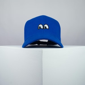 Googly Eyes Embroidered Baseball Cap Premium Hat Looking Funny Cute ...
