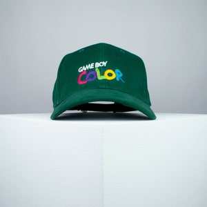 Nintendo Gameboy Colour Embroidered Baseball Cap Gamer Gaming Retro ...