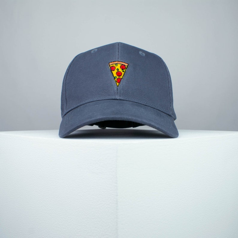 Pizza Slice Embroidered Baseball Cap 8 Hat Colours / Pizza / - Etsy