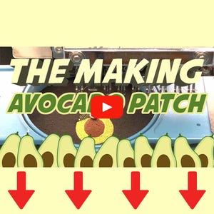 Avocado Iron on Patch / Vegan / Patches / Vegan Gift / Embroidery ...